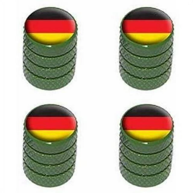 German Flag Germany BMW Tire Rim Wheel Aluminum Valve Stem Caps ...
