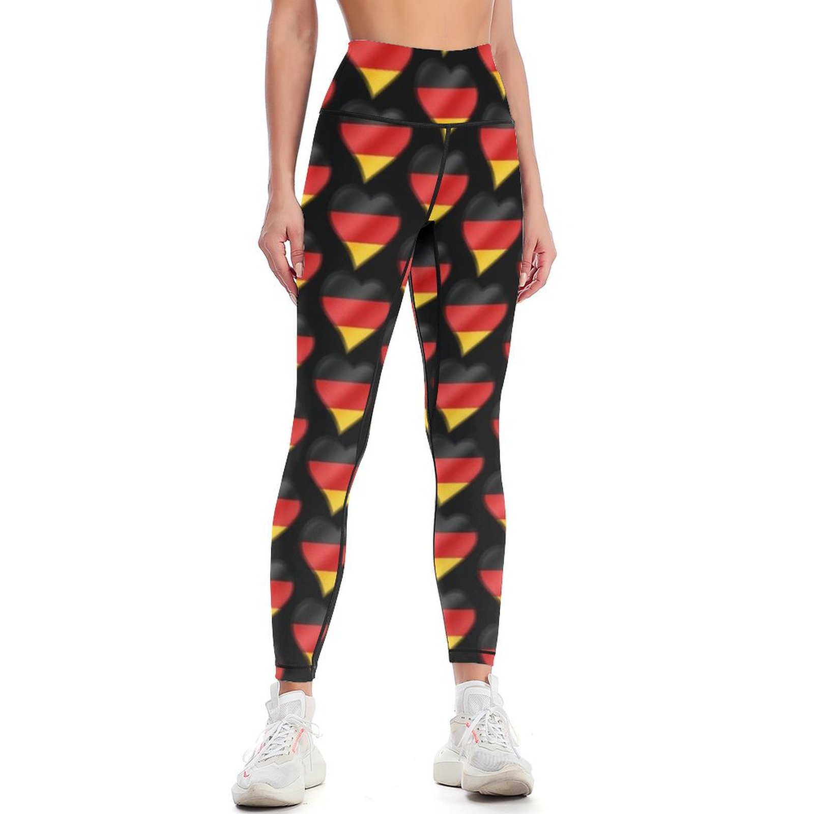 German Flag - Germany - Heart Leggings gym pants gym wear Womens ...