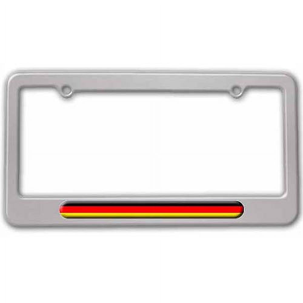 German Flag, Germany License Plate Tag Frame, Multiple Colors - Walmart.com