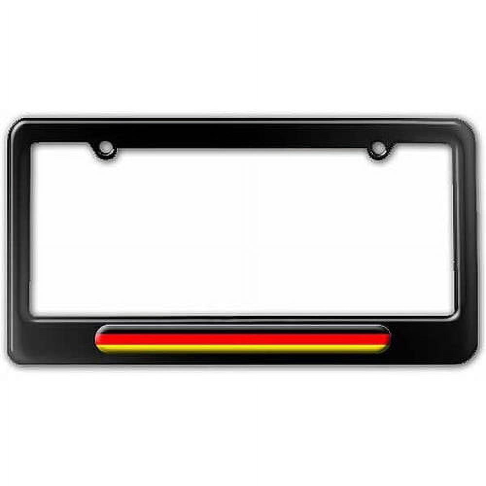 German Flag, Germany License Plate Tag Frame, Multiple Colors - Walmart.com
