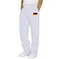 German Flag Print Streetwear Sweatpants Fashion Trend Elastic Waist ...