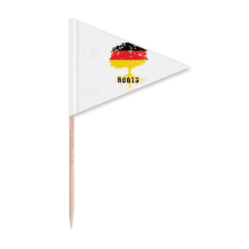 German Flag Root Faly Art Deco Fashion Toothpick Triangle Cupcake ...