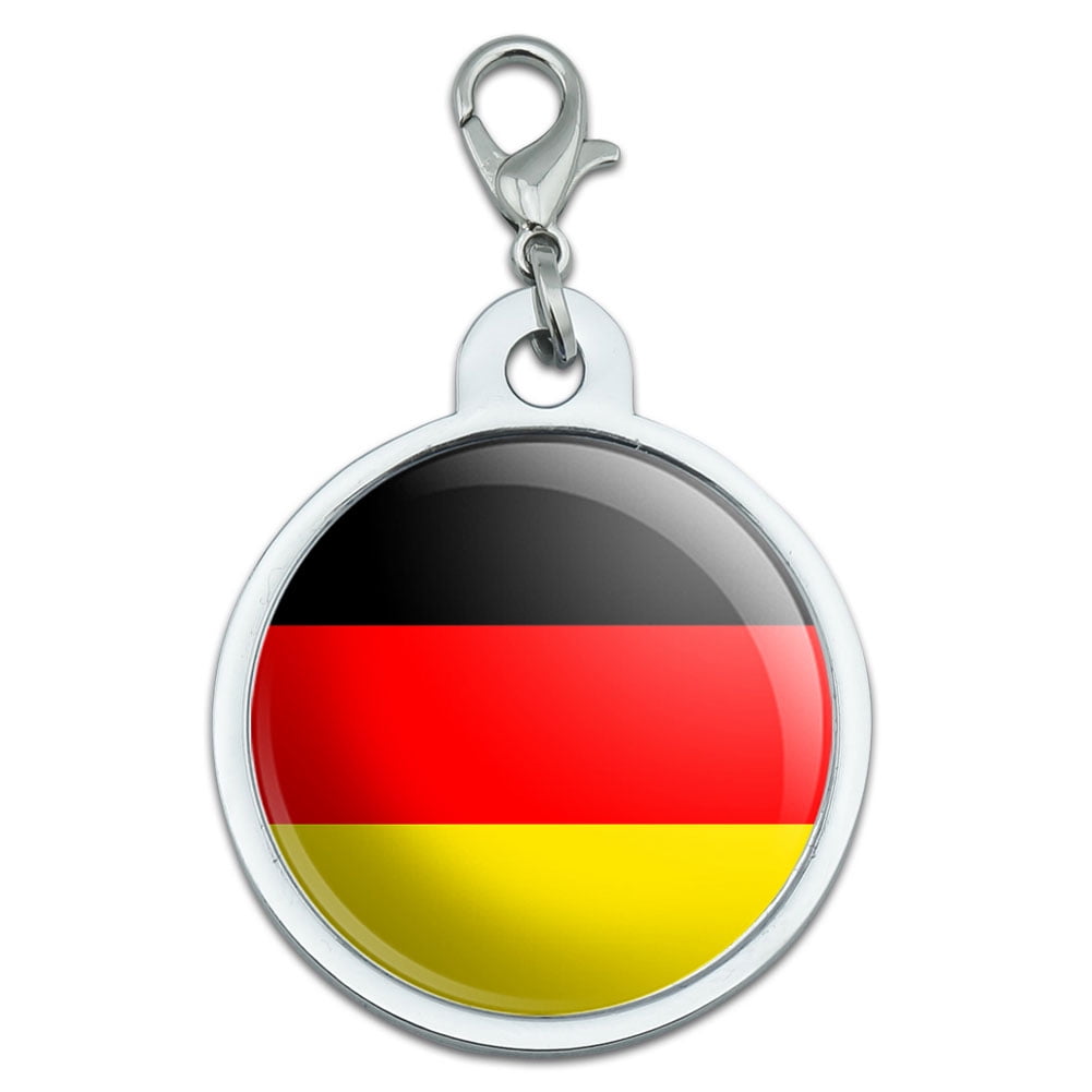 German Germany Flag Large Metal ID Pet Dog Tag - Walmart.com