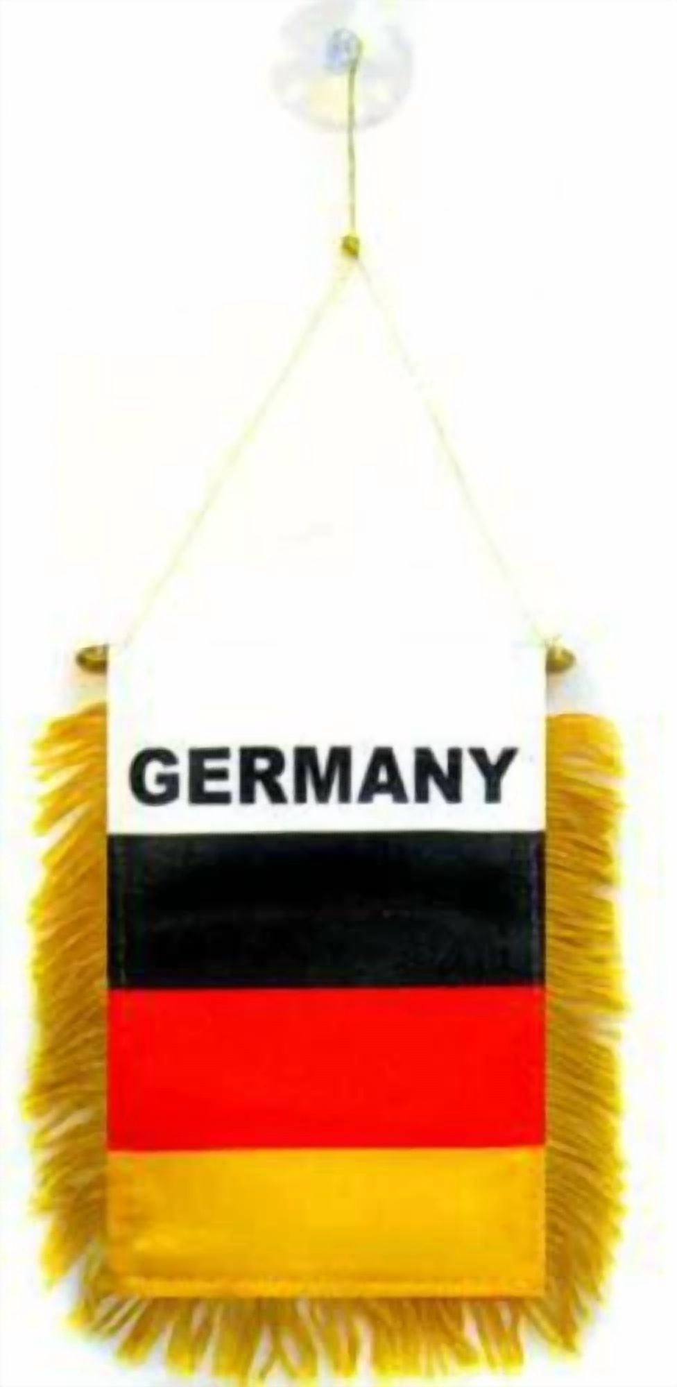 German Germany Mini Flag 4"X6" Window Banner W/ Suction Cup - Walmart.com