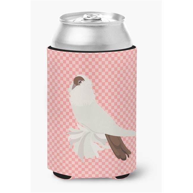 German Helmet Pigeon Pink Check Can or Bottle Hugger - Pink - Walmart.com