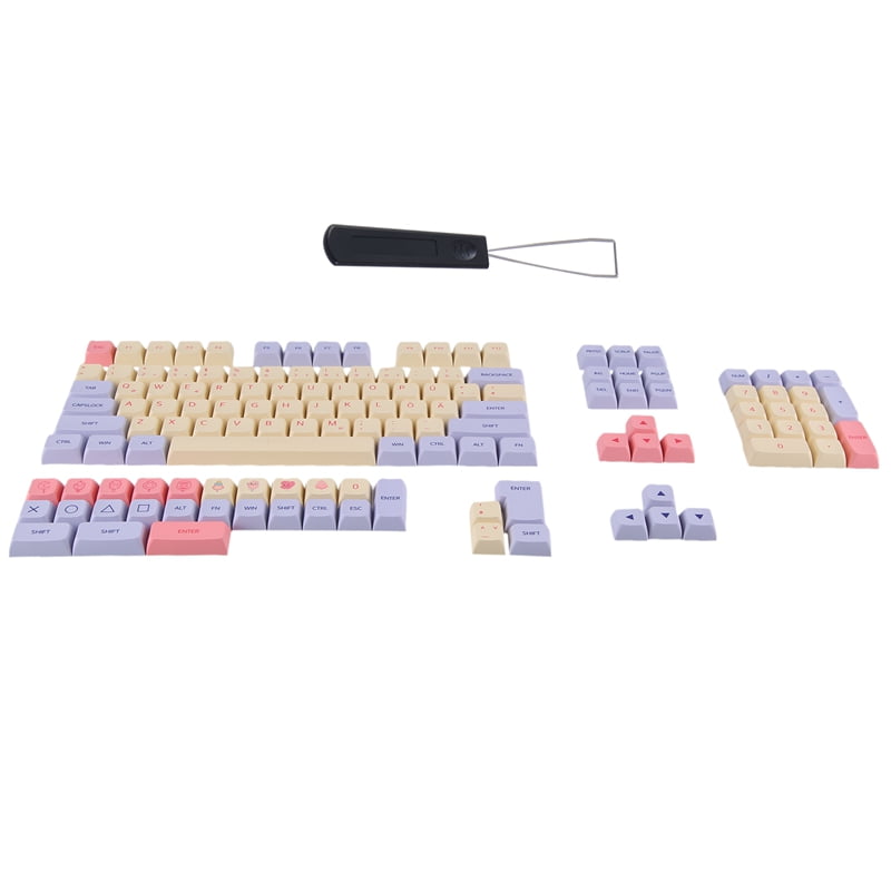 German Keycaps 136 Keys XDA Height Keycaps for 61/64/68/75/82/84/87/96 ...