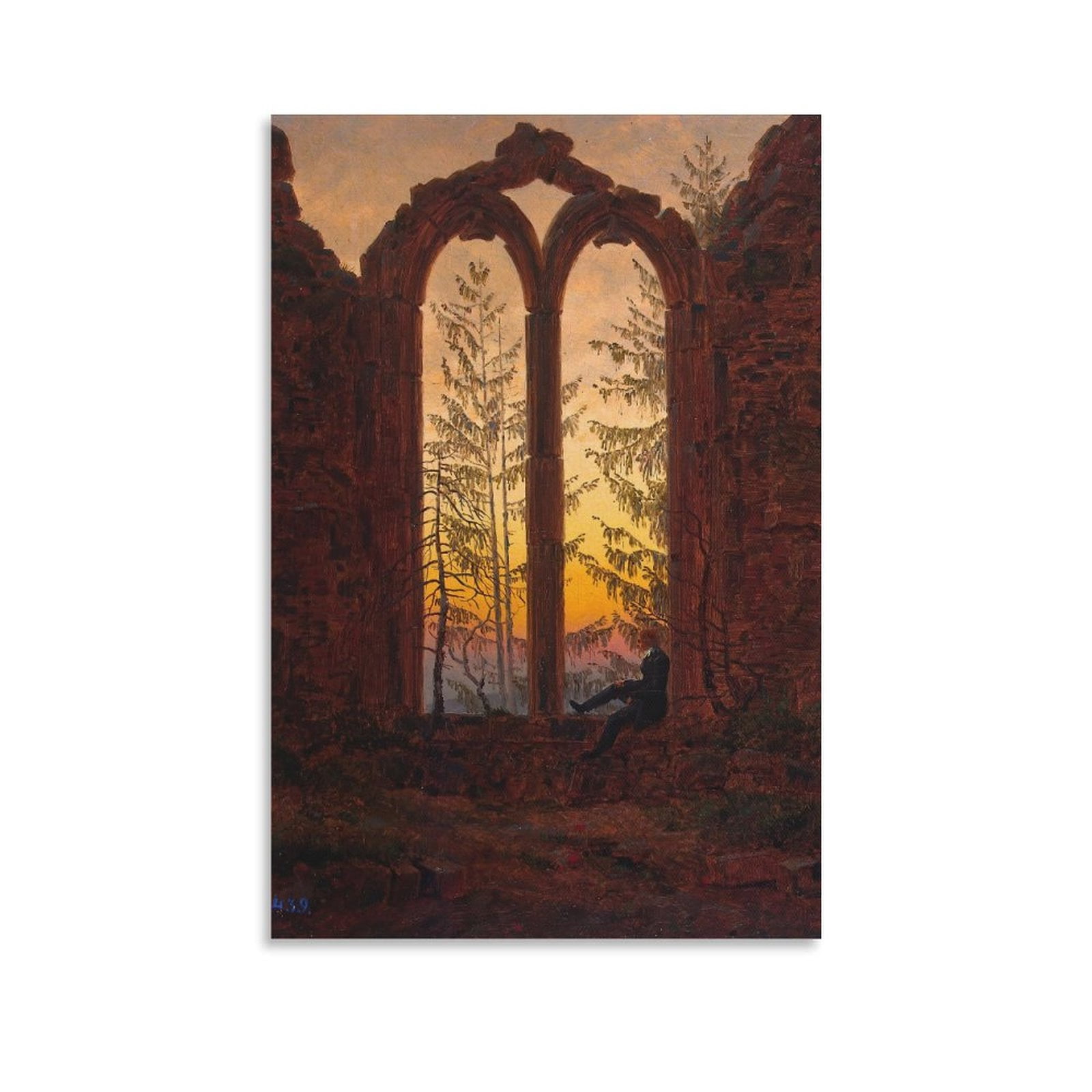 German Landscape Painter Caspar David Friedrich The Dreamer Poster ...