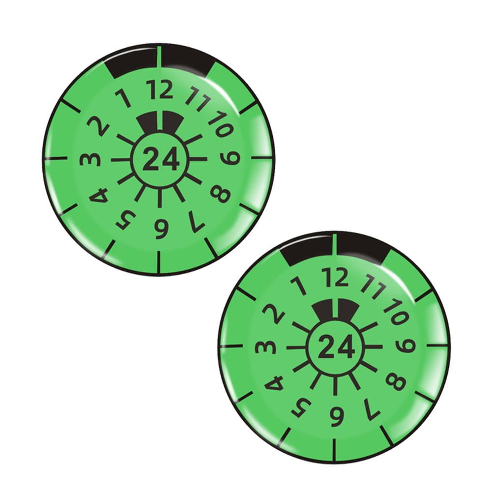 German License Plate Emission and Inspection Sticker Set X3D1 - Walmart.com