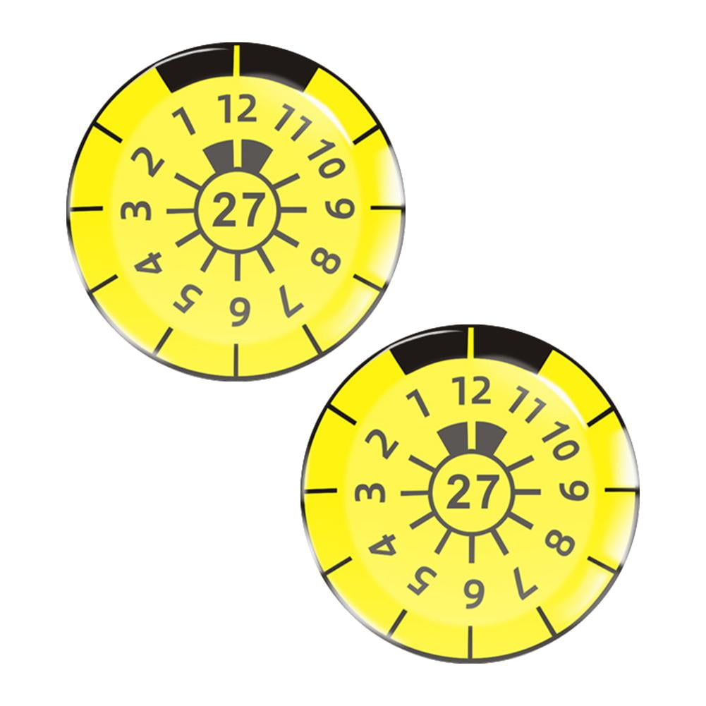 German License Plate Emission and Inspection Sticker Set X3D1 - Walmart.com