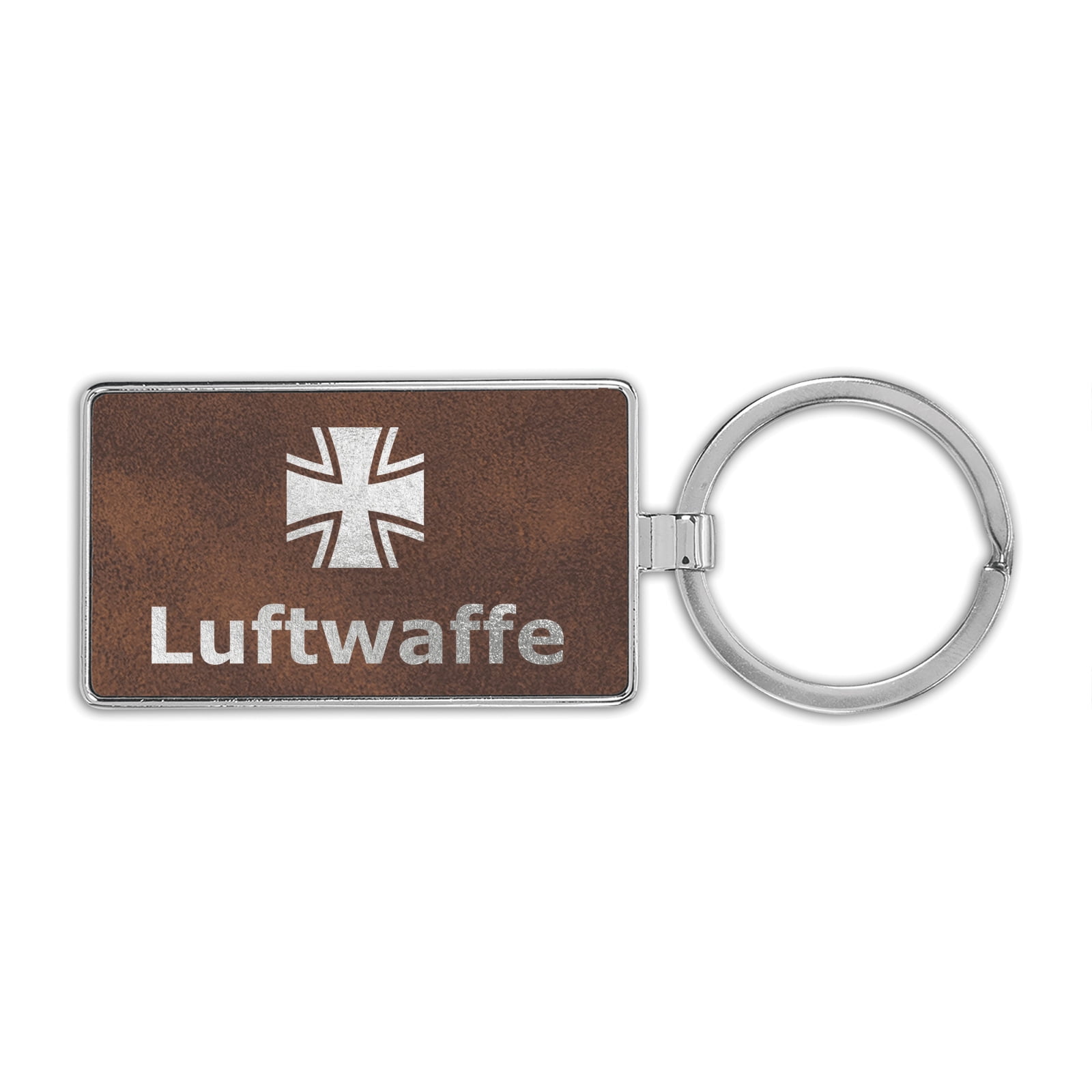German Luftwaffe Premium Leatherette Keychain air force - Rustic ...