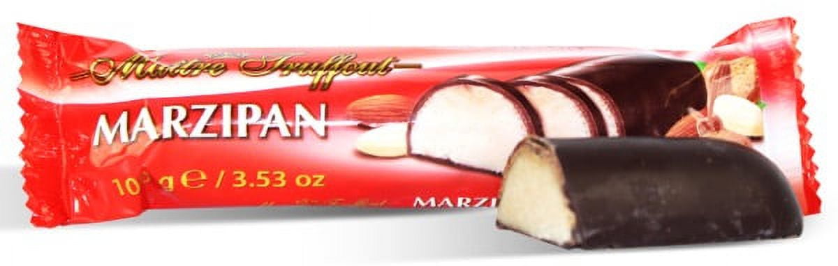 German Marzipan bar with dark chocolate 100g (6 pcs) - Walmart.com