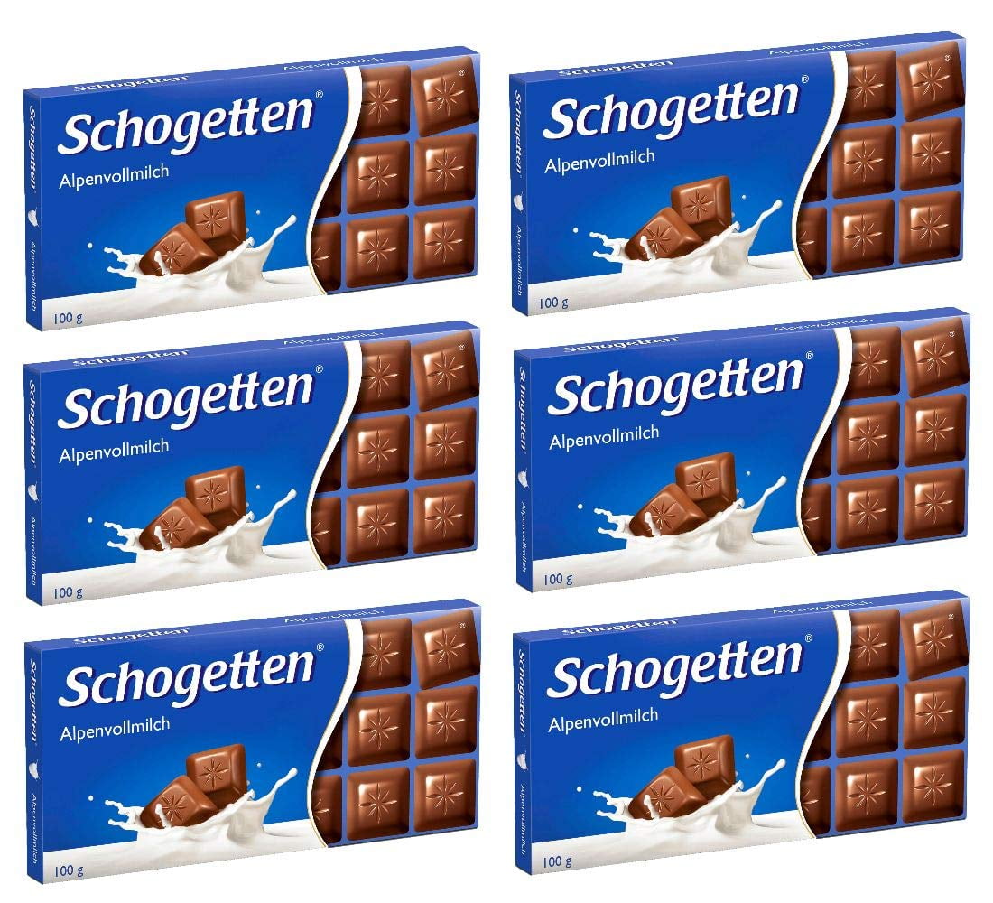 German Milk Chocolate, 100g/3.5oz (Pack of 6) - Walmart.com