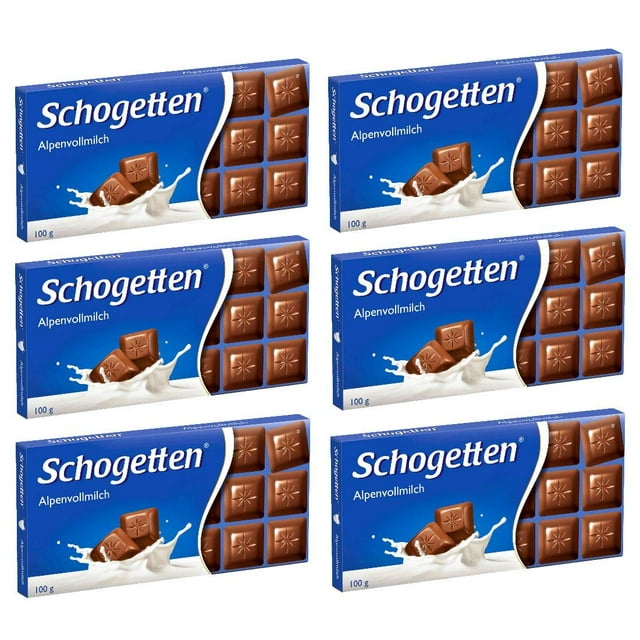German Milk Chocolate, 100g/3.5oz (Pack of 6) - Walmart.com