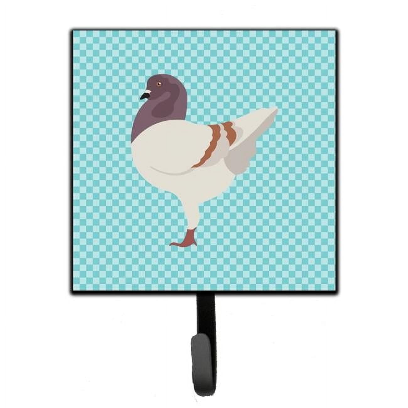 German Modena Pigeon Blue Check Leash or Key Holder - Blue Check ...