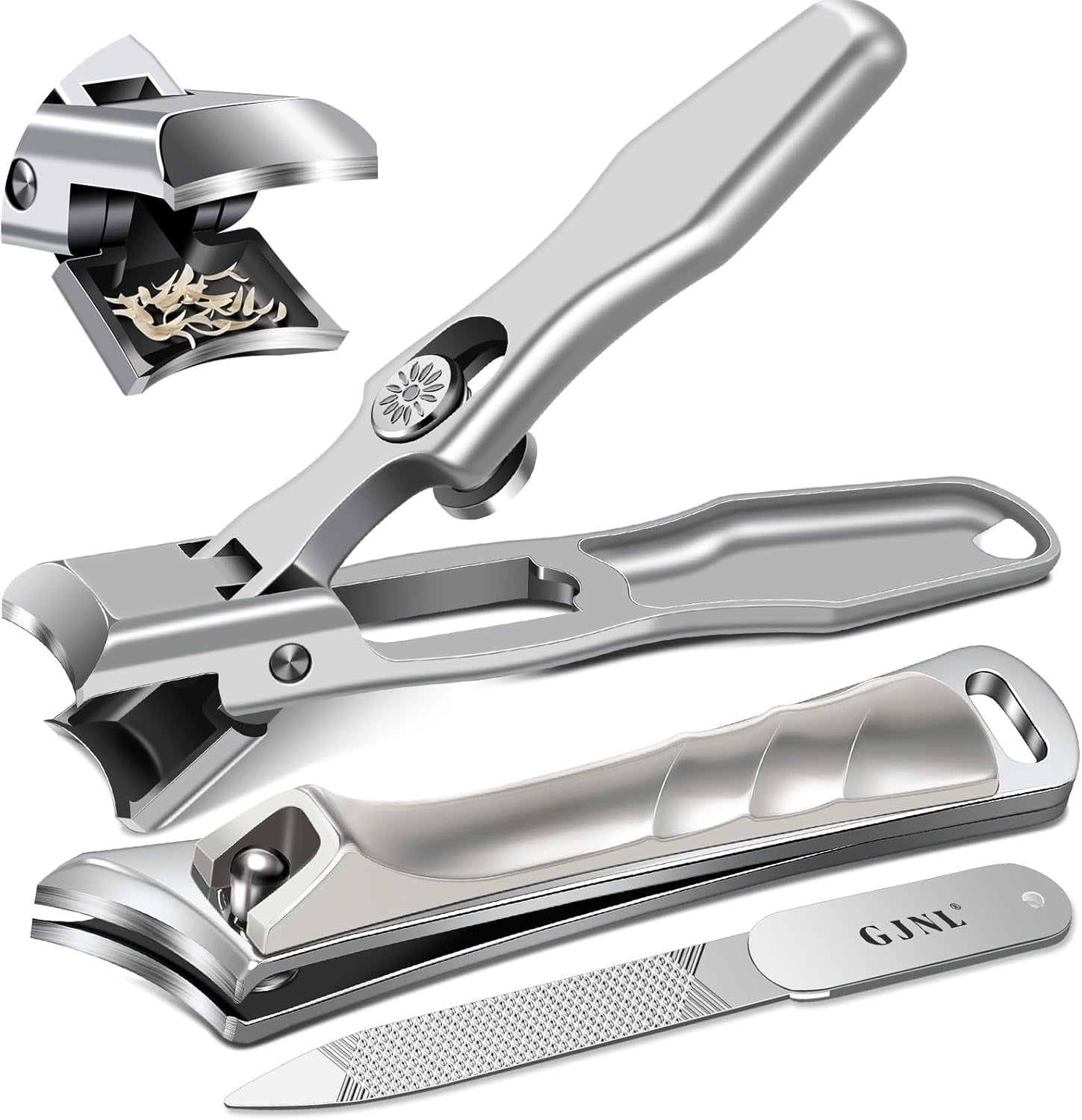 German Nail Clippers for Men, 2026 Upgraded Ultra Sharp Stainless Steel ...
