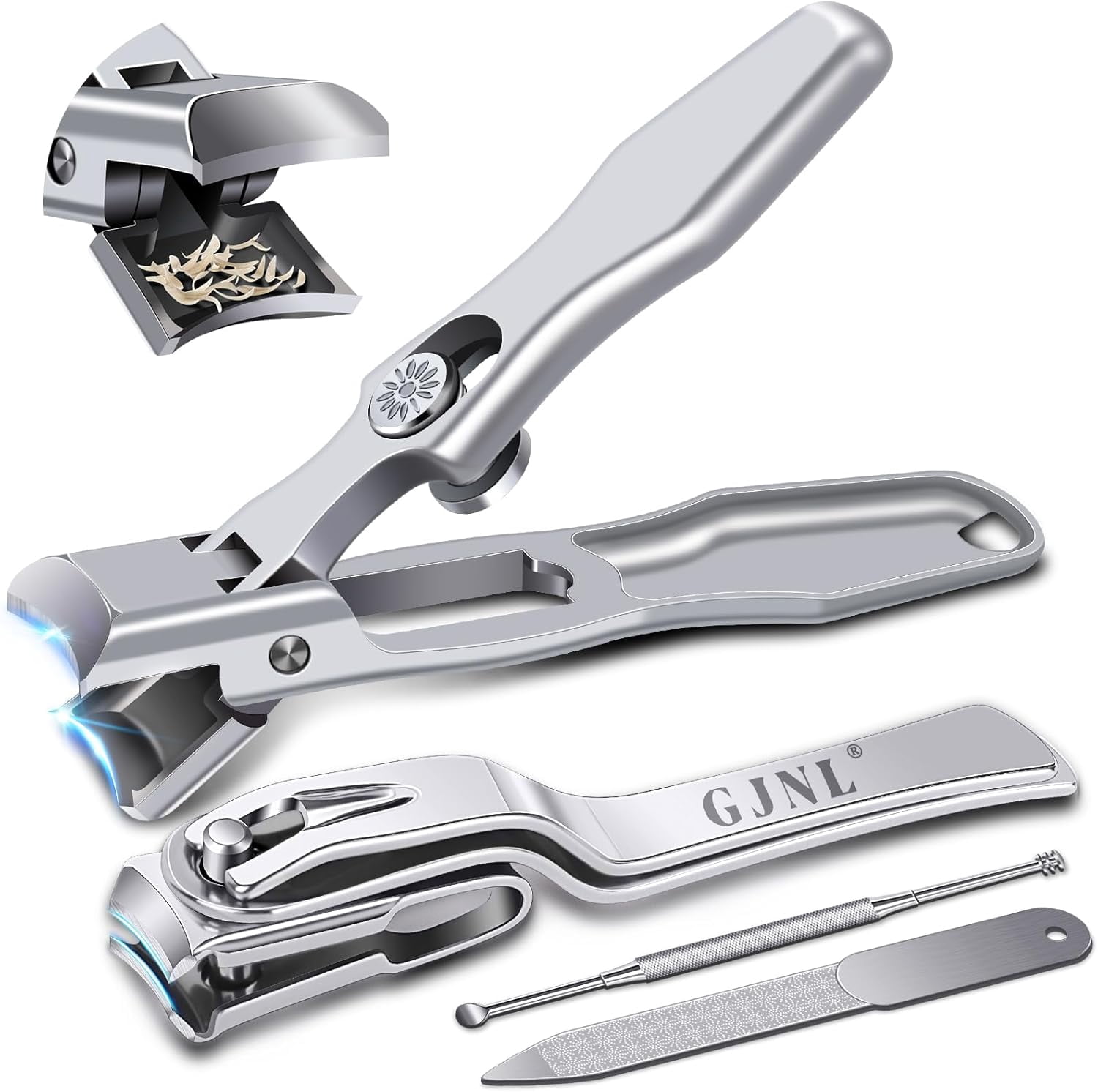 German Nail Clippers for Men, 2026 Upgraded Ultra Sharp Stainless Steel ...