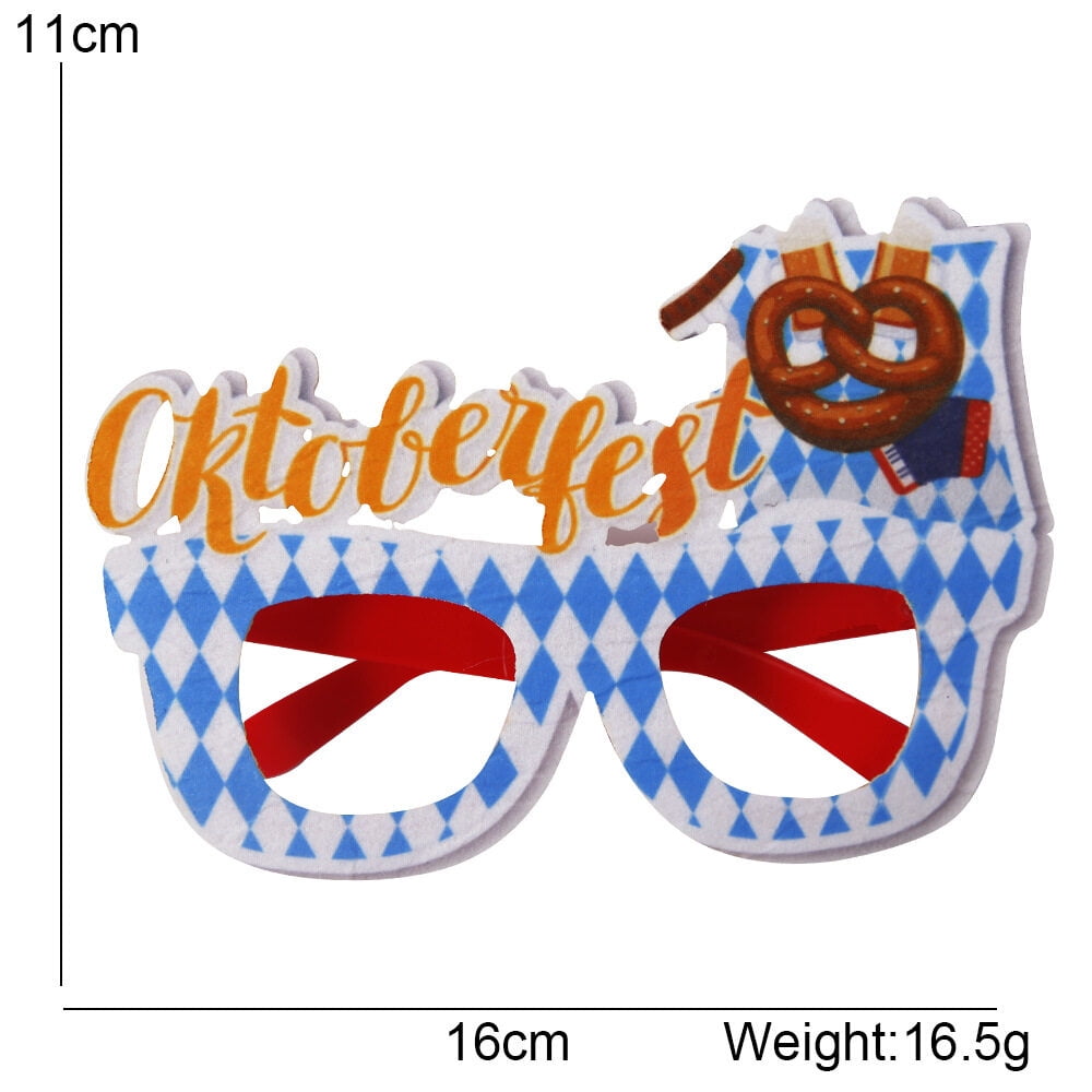 German Oktoberfest Themed Glasses Summer Style October Party Decoration ...