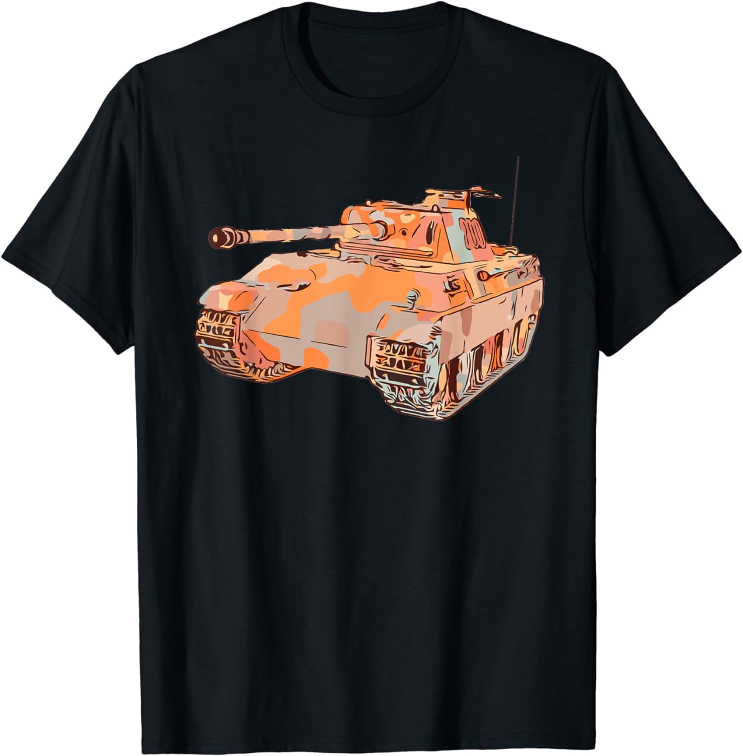 German Panther Panzer WW2 Tank T-Shirt - Walmart.com