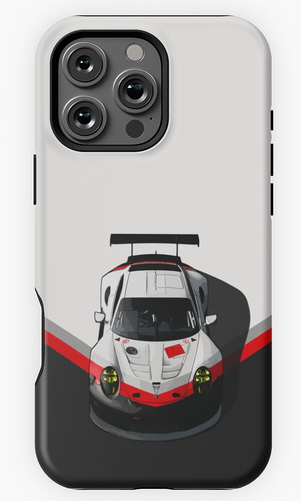 German Race Car Top View Phone Case for iPhone 16 15 14 13 12 11 Pro ...