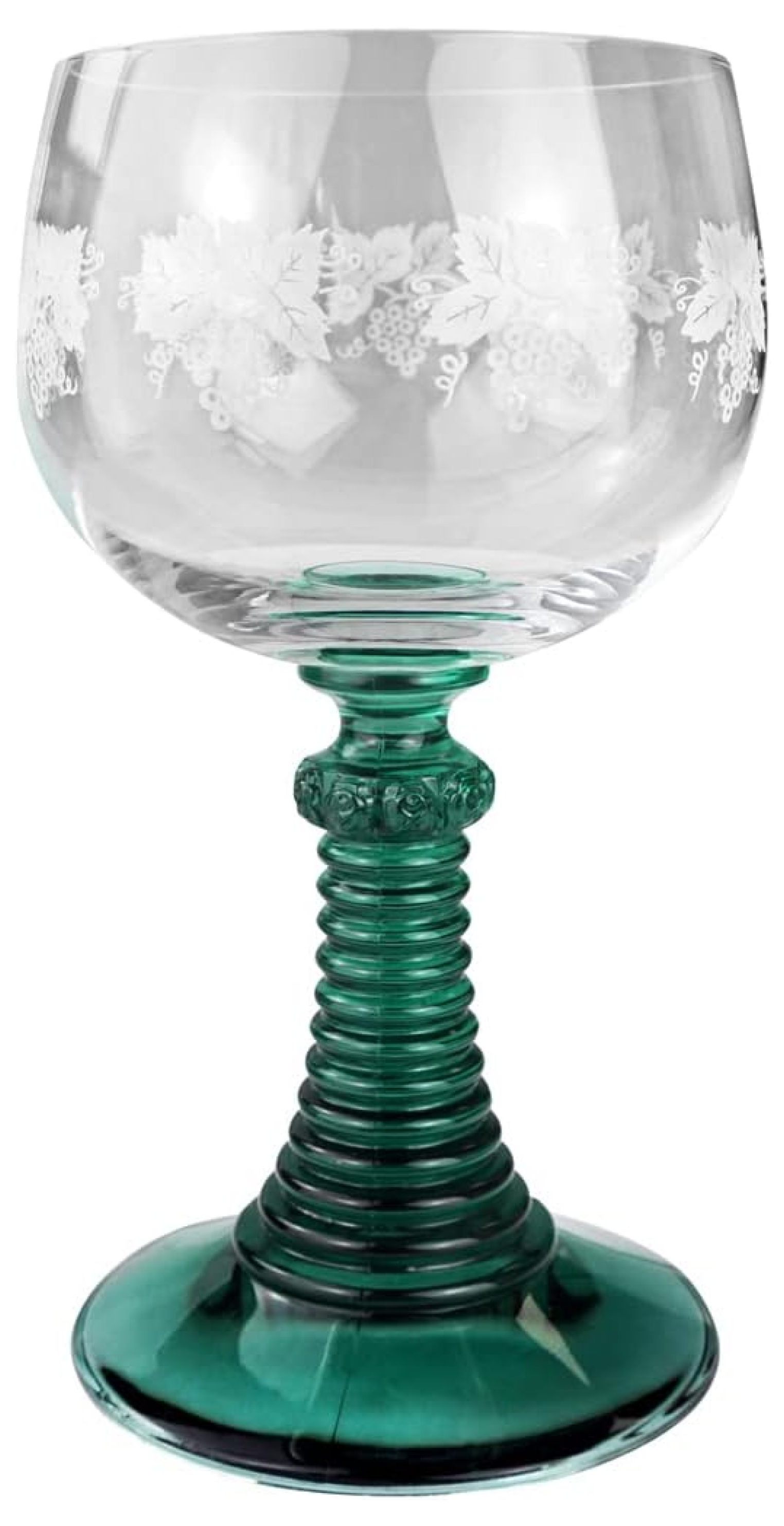 German Rhein Roemer Wine Glass Goblet | Grapes and Vines Decoration on ...