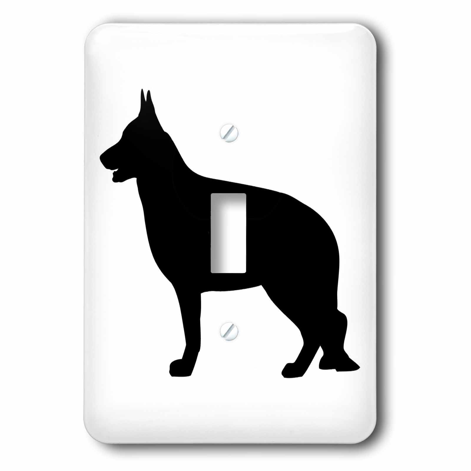 German Shepard Silhouette single toggle switch lsp-149858-1 - Walmart.com