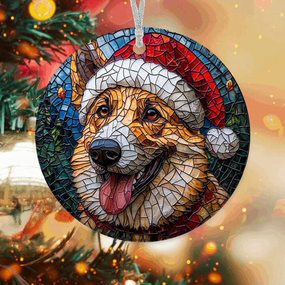 German Shepherd Custom Ornaments 2025, German Shepherd Ornament, German ...