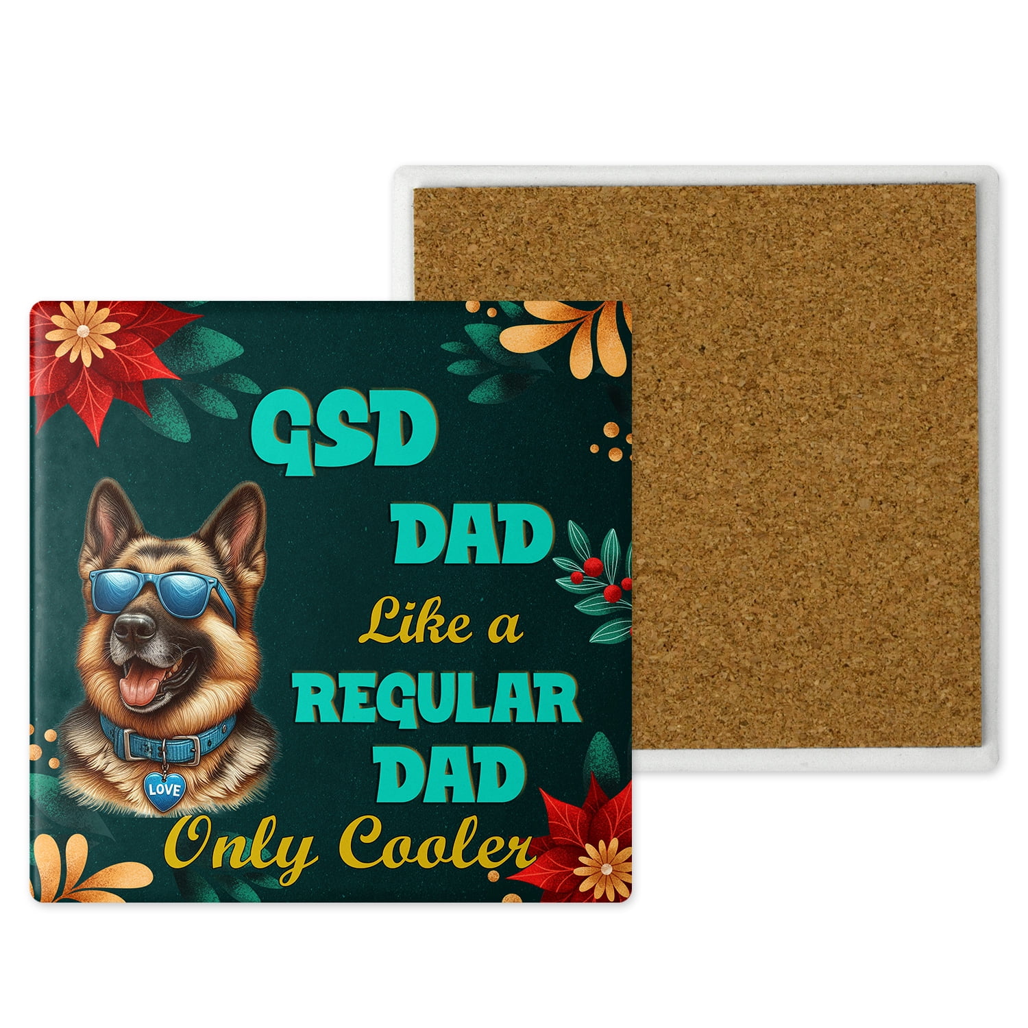 German Shepherd Dad Like a Regular Dad Only Cooler Happy Father's Day ...