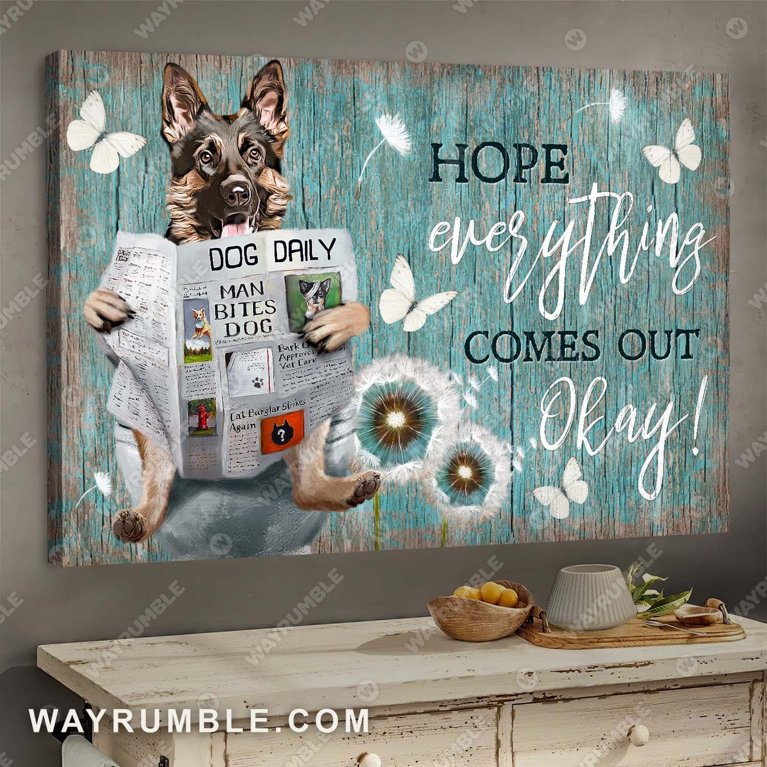 German Shepherd, Dandelion, Daily Routine, Hope Everything Comes Out ...