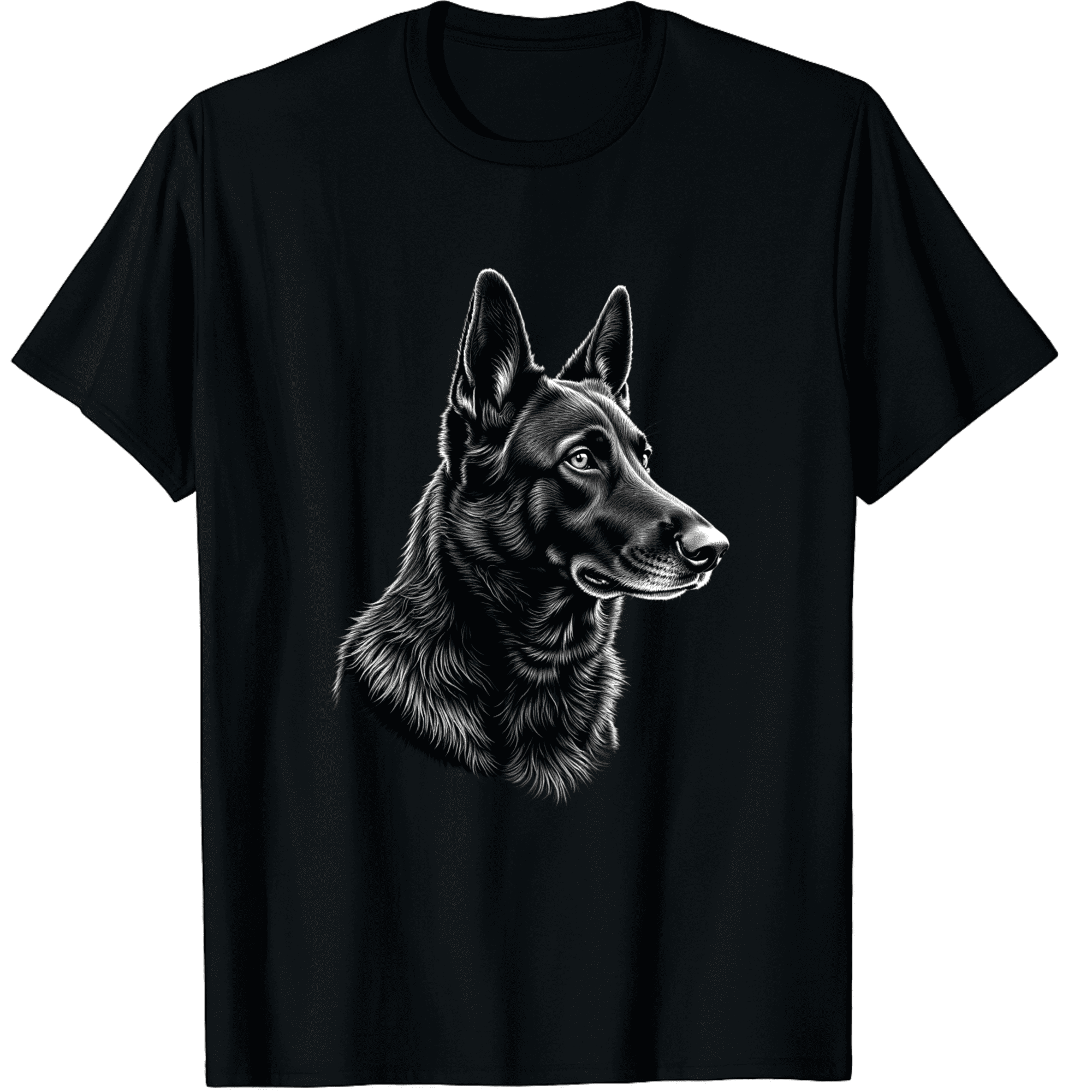 German Shepherd Dog Gift Lover for Dog Mom Dad Graphic Crew Neck Short ...