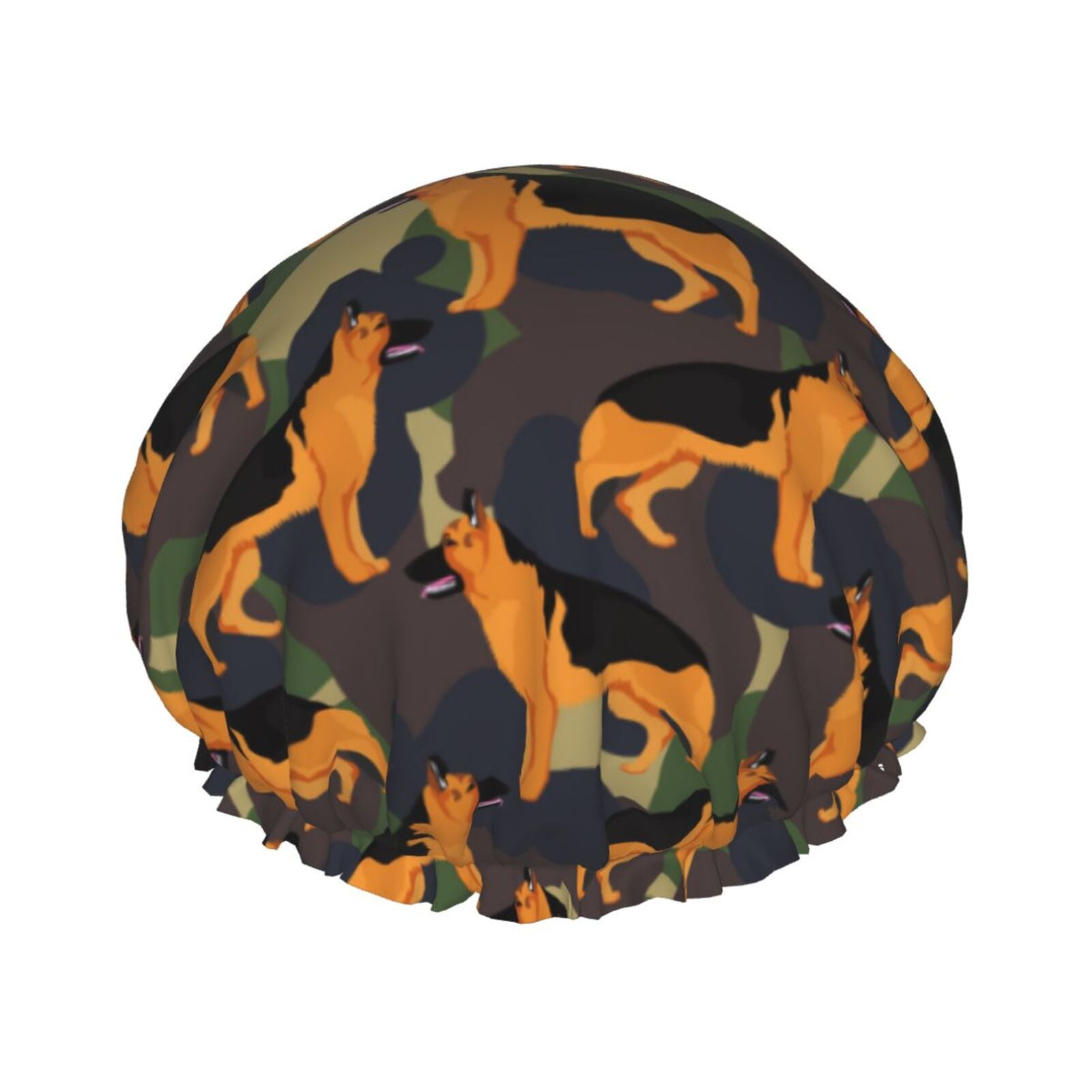 German Shepherd Dog No.1006 Shower Cap, Reusable Bath Hair Hat for all ...