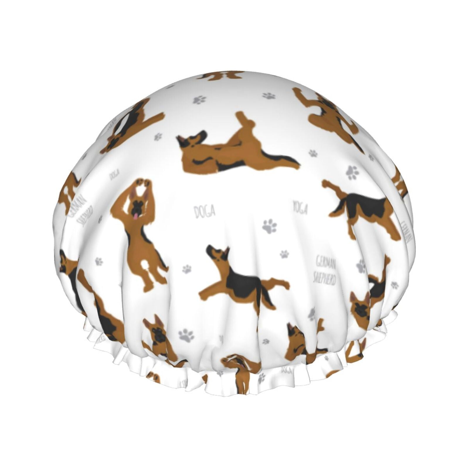 German Shepherd Dog No.1007 Shower Cap, Reusable Bath Hair Hat for all ...