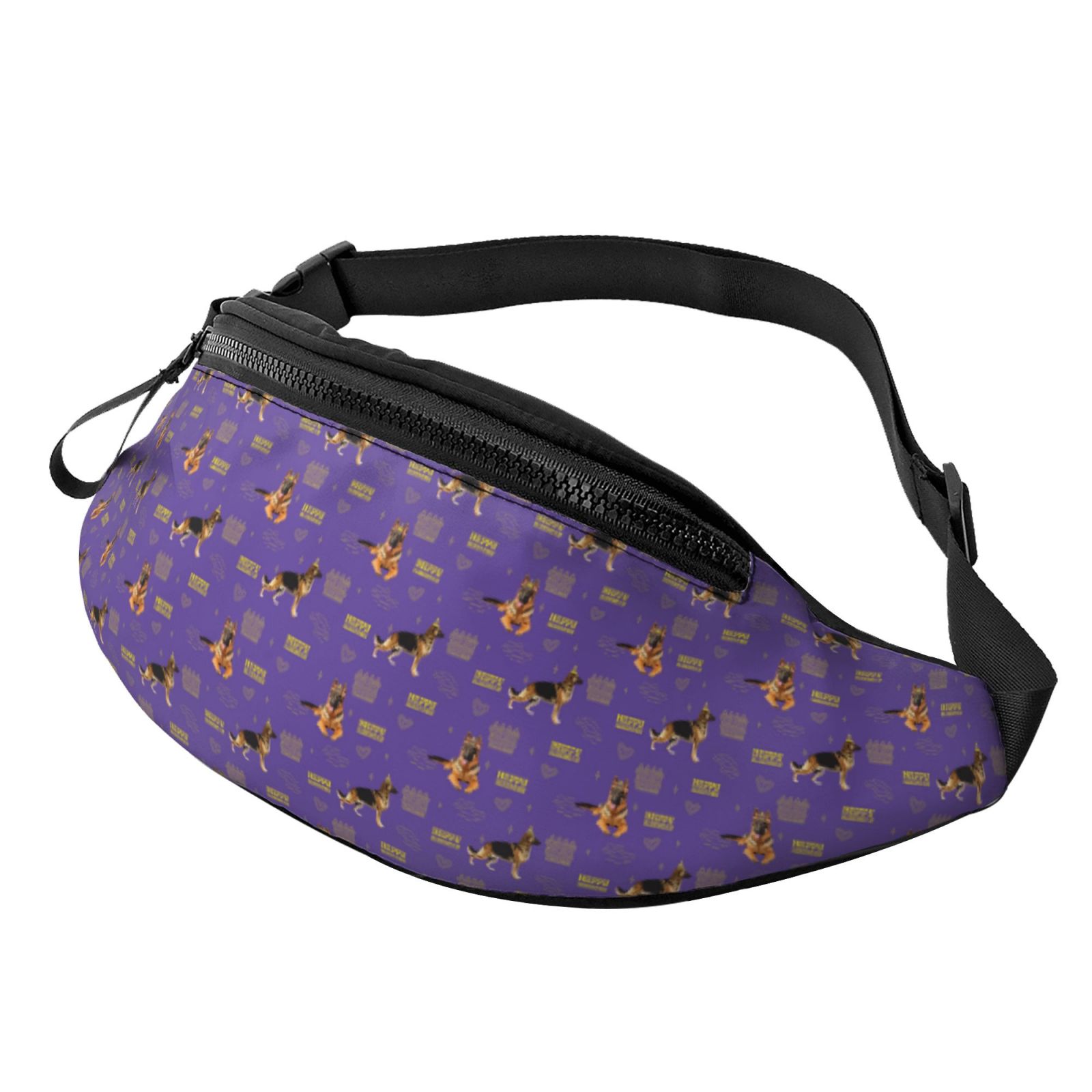 German Shepherd Dog No.1019 Fanny Packs Waist Bag Crossbody Bags for ...