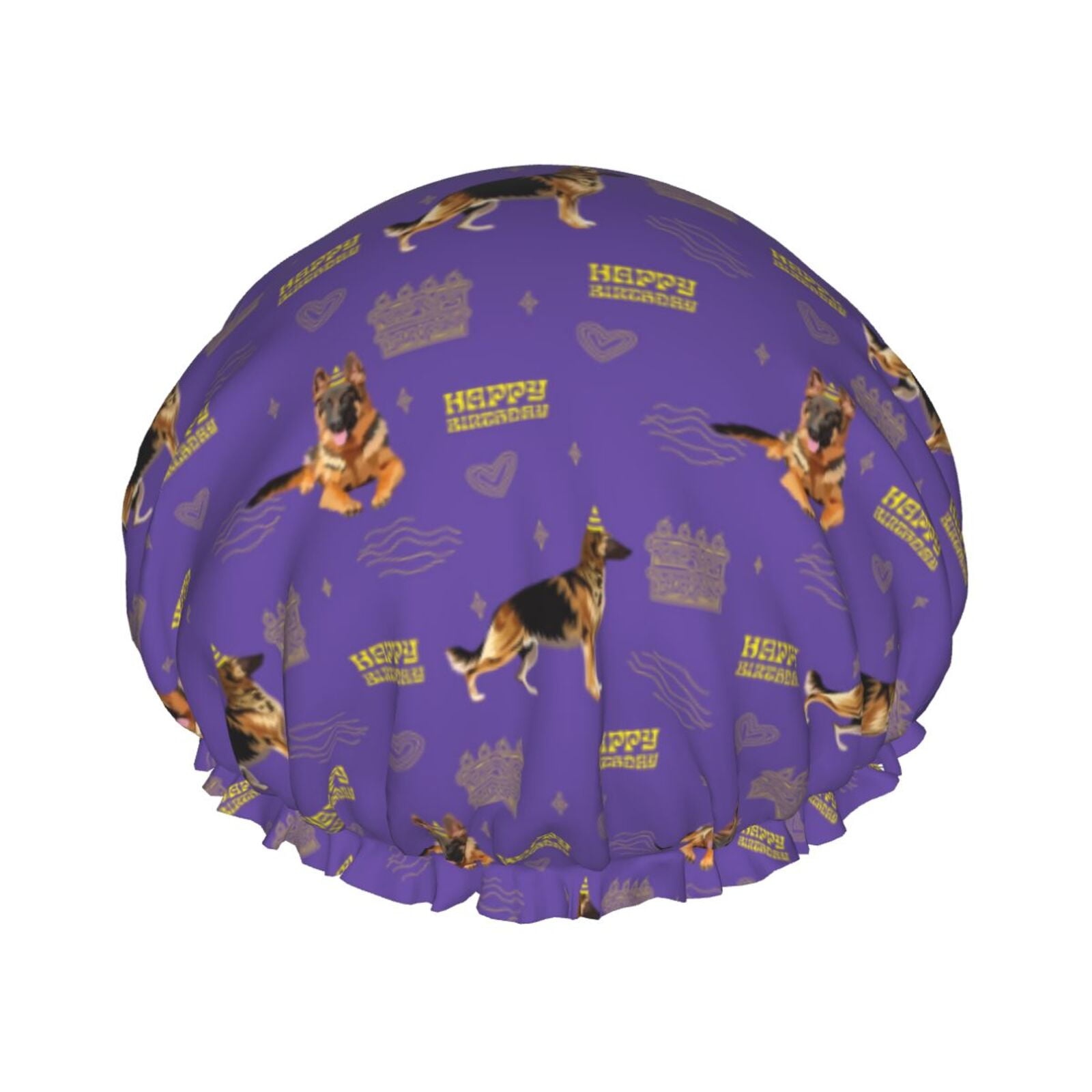 German Shepherd Dog No.1019 Shower Cap, Reusable Bath Hair Hat for all ...