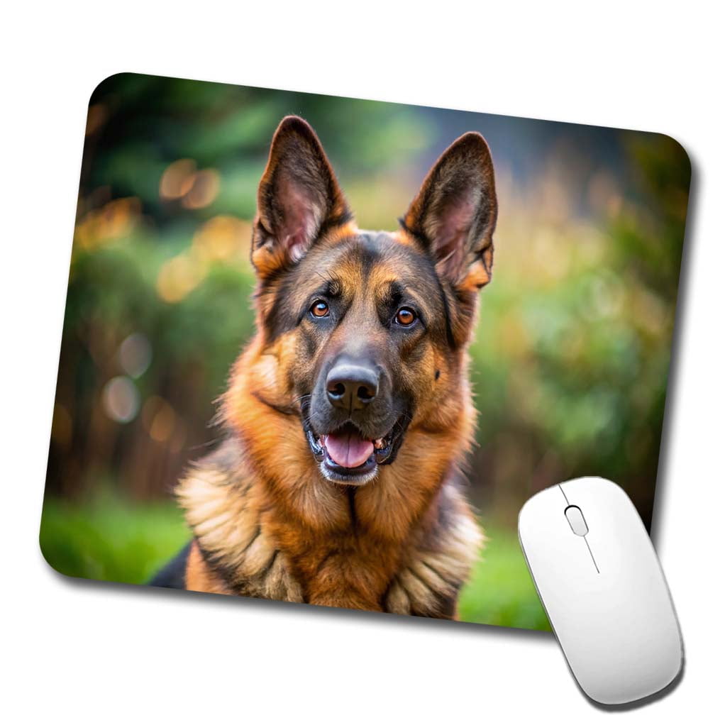German Shepherd Dog Photo Mouse Pad Low Profile Gaming Mat - Walmart.com