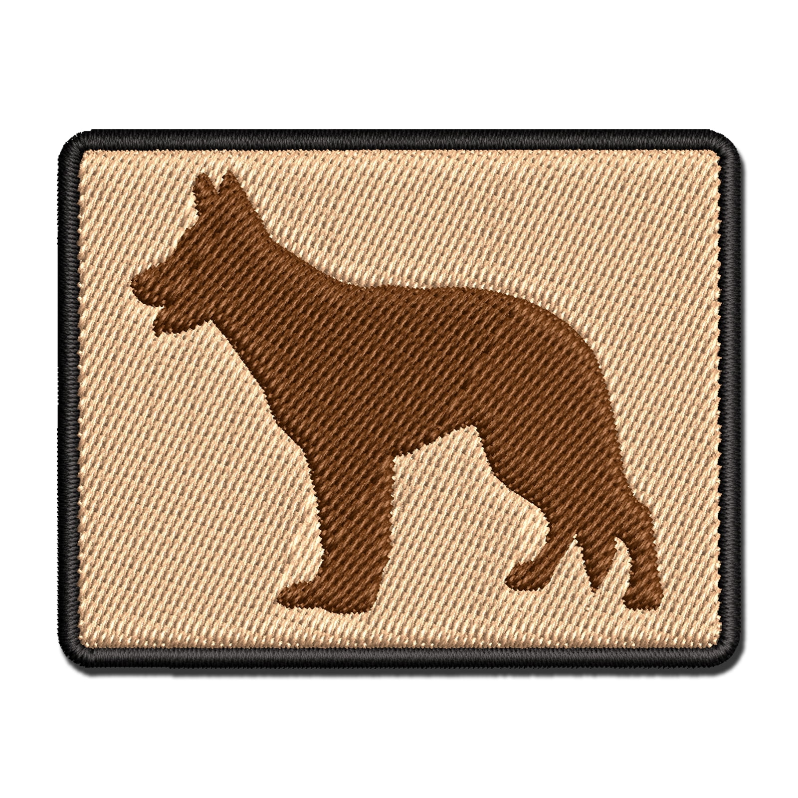 German Shepherd Dog Solid Applique Multi-Color Embroidered Iron-On ...
