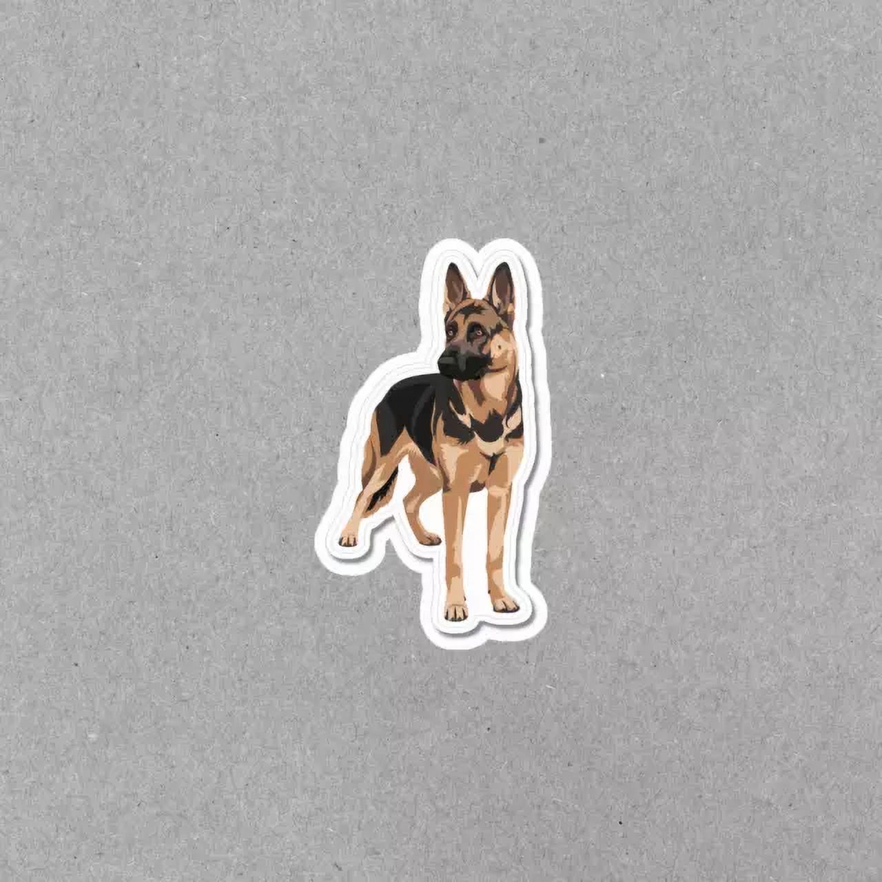 German Shepherd Dog Sticker - Loyal Companion Breed Decalphone Decal ...