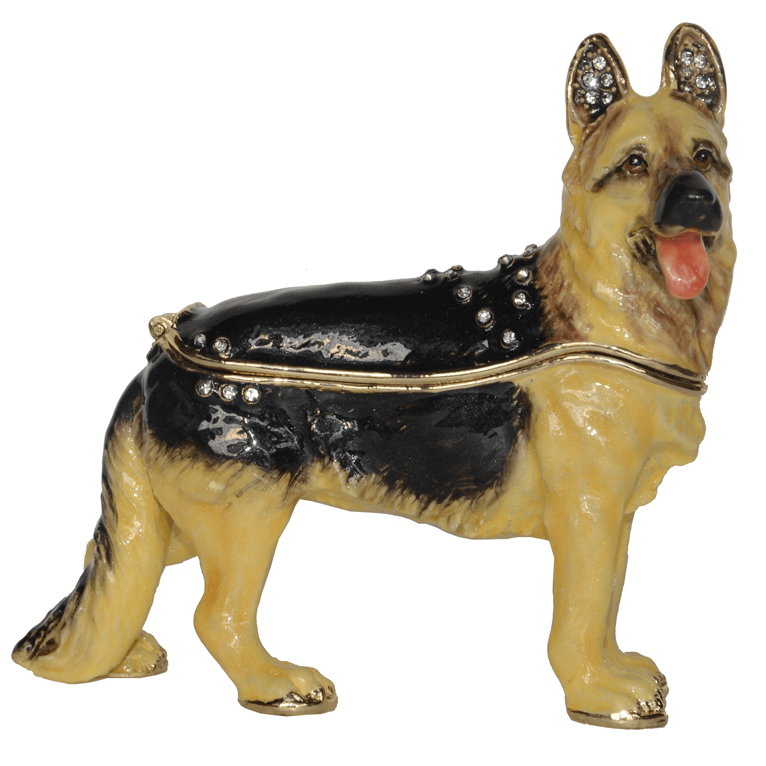 German Shepherd Dog Trinket Box Keepsake Box Jewelry Container Dog ...