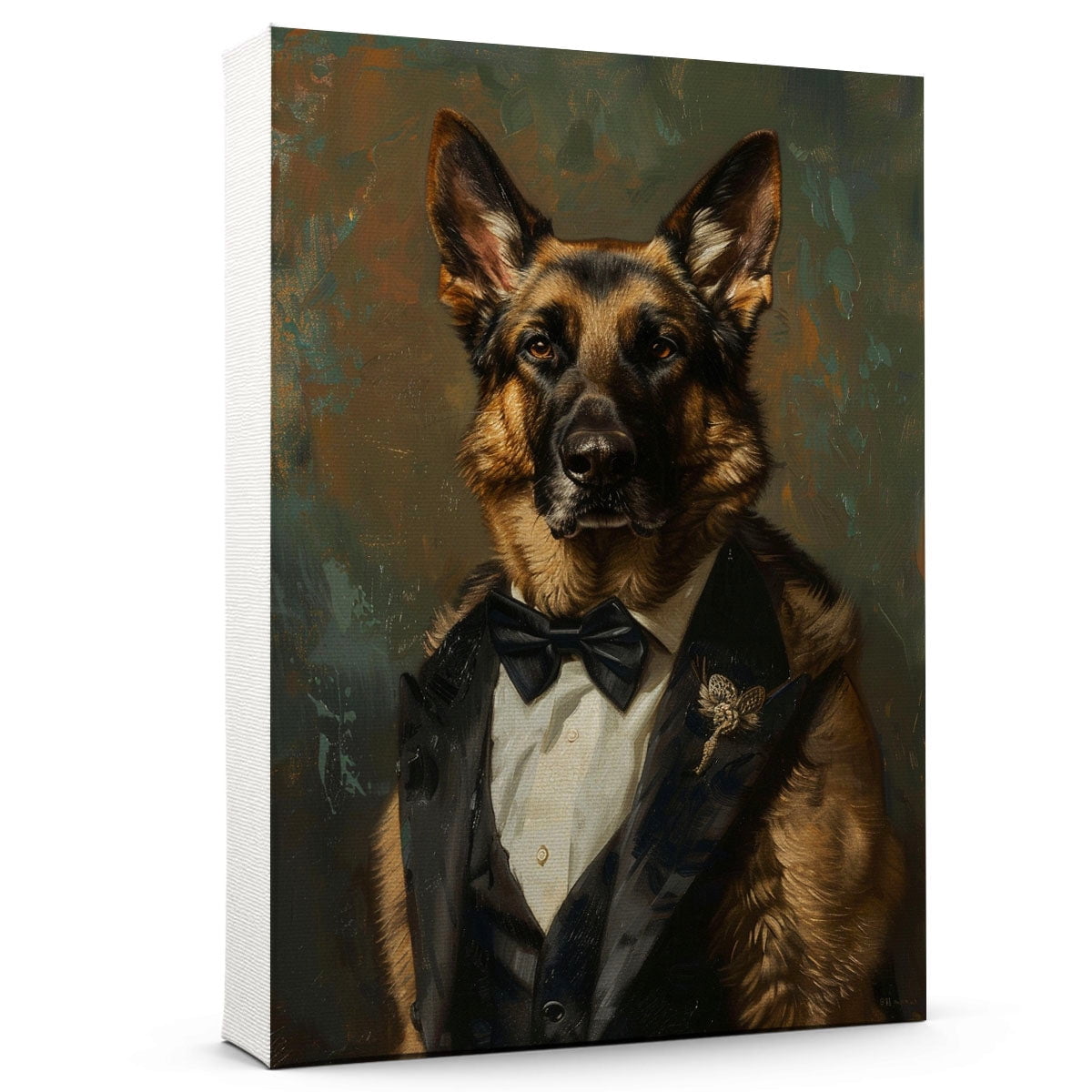 German Shepherd Dog Wall Decor Poster Unframe, German Shepherd Dog ...
