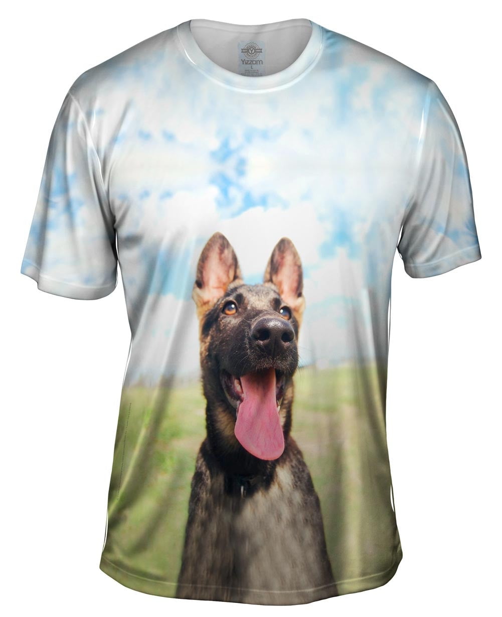 German Shepherd Hero Mens T-Shirt All Over Print - Walmart.com