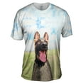 German Shepherd Hero Mens T-Shirt All Over Print - Walmart.com