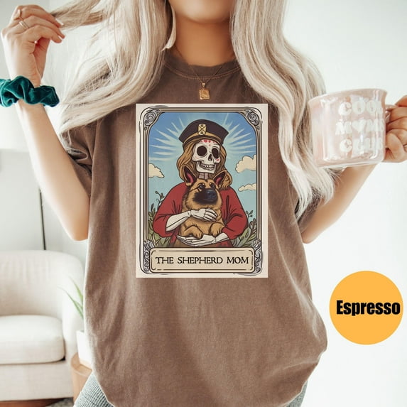German Shepherd Mom Shirt, Shepherd Tarot Card Shirt, Shepherd Mama Tee ...