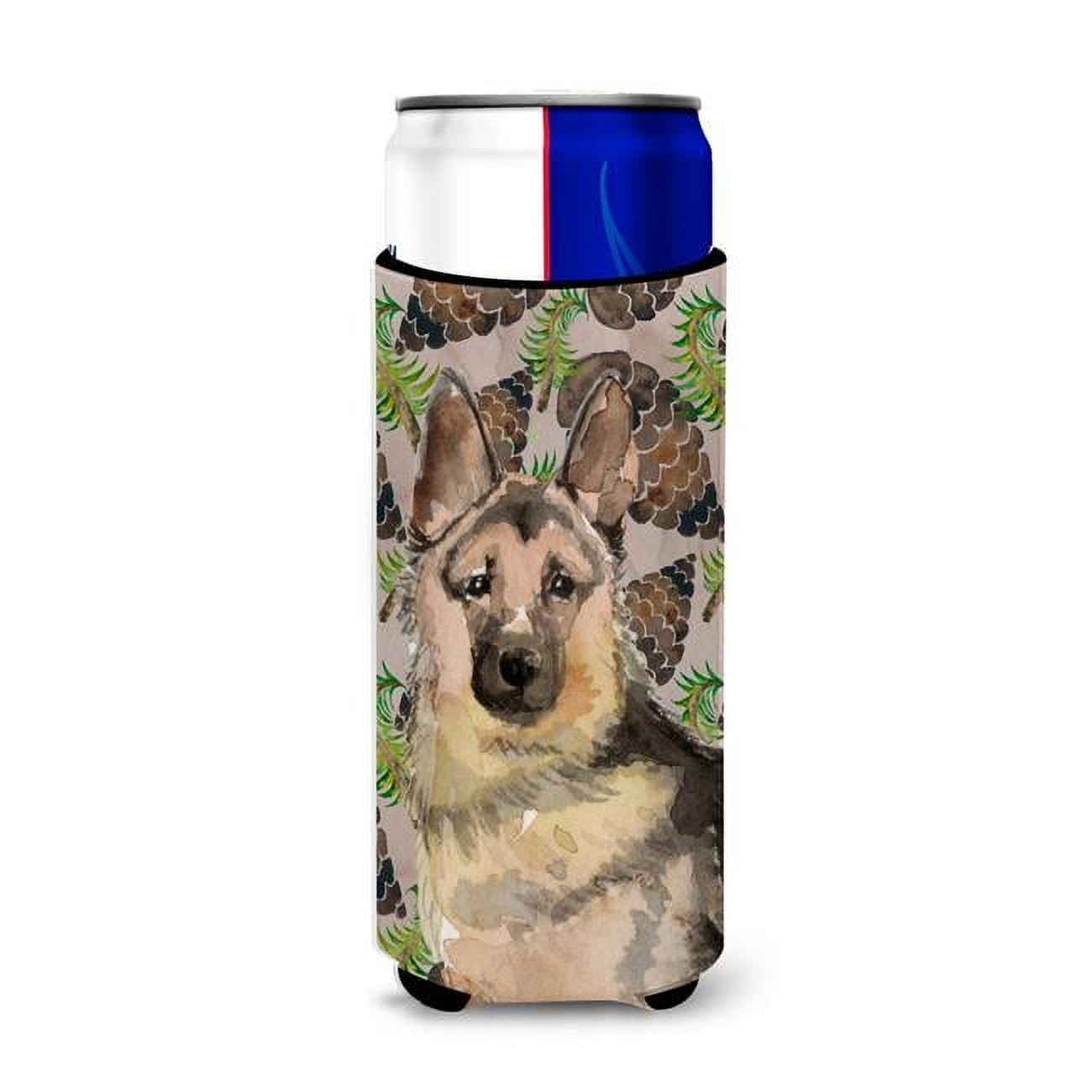 German Shepherd Pine Cones Michelob Ultra Hugger for Slim Cans ...