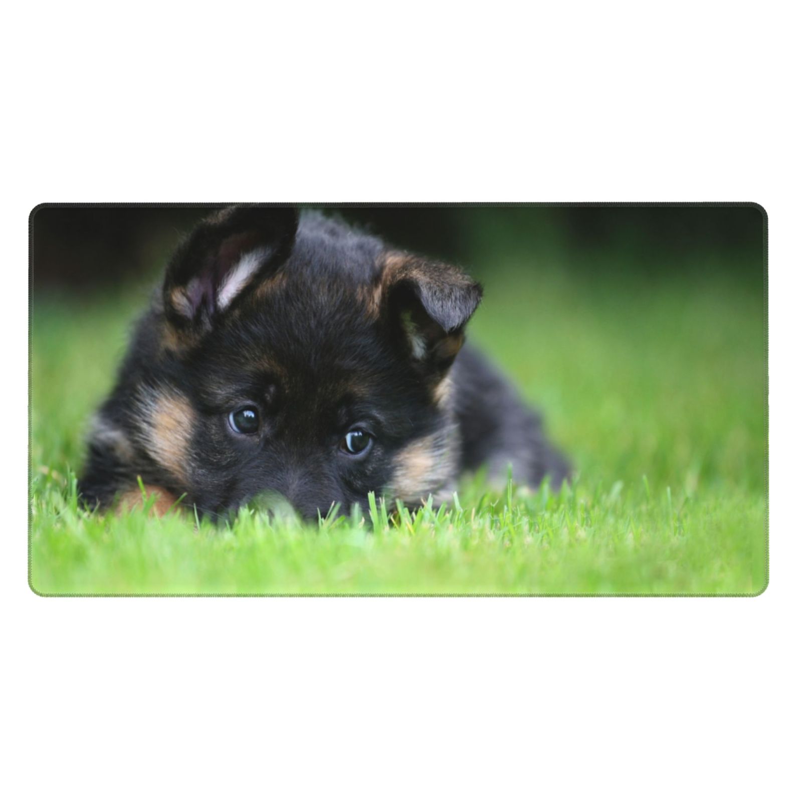 German Shepherd Puppy Pets Lawn Bokeh Dogs Mousepad Large Mouse Pad Desk Pad Computer Keyboard ...