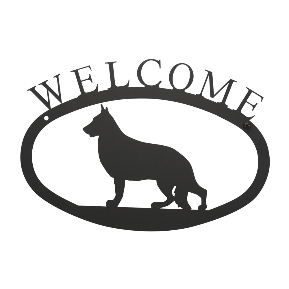German Shepherd - Welcome Sign Small - Walmart.com