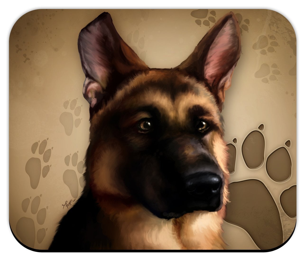 German Shepherd for Dog Lovers Only Mouse Pad by DGS Originals ...