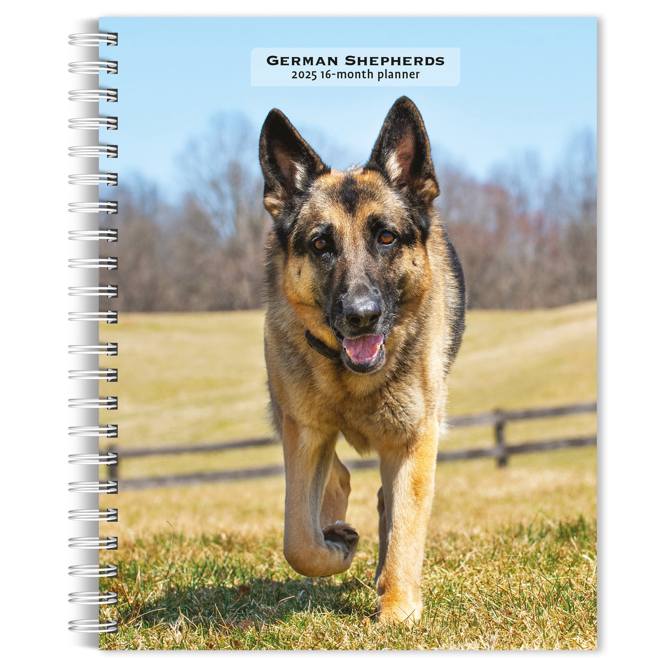 German Shepherds | 2025 6x7.75" Spiral-Bound Engagement Planner ...