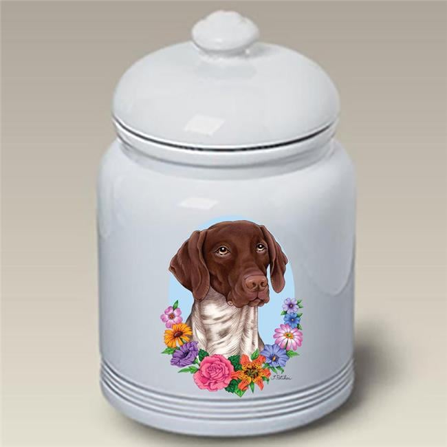 German Shorthair Pointer TP Ceramic Doggie Treat Jar - Walmart.com