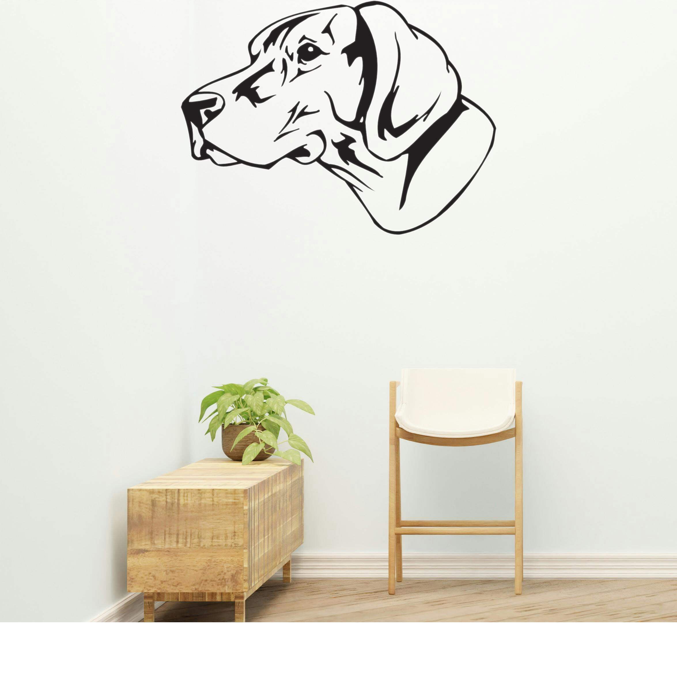 German Shorthaired Pointer Dog Removable Vinyl Decal Matte Finish Home ...