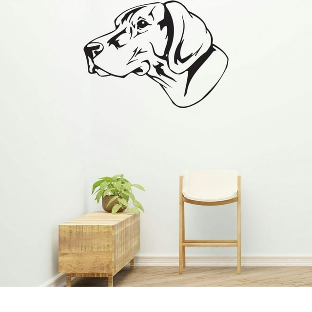 German Shorthaired Pointer Dog Removable Vinyl Decal Matte Finish Home ...