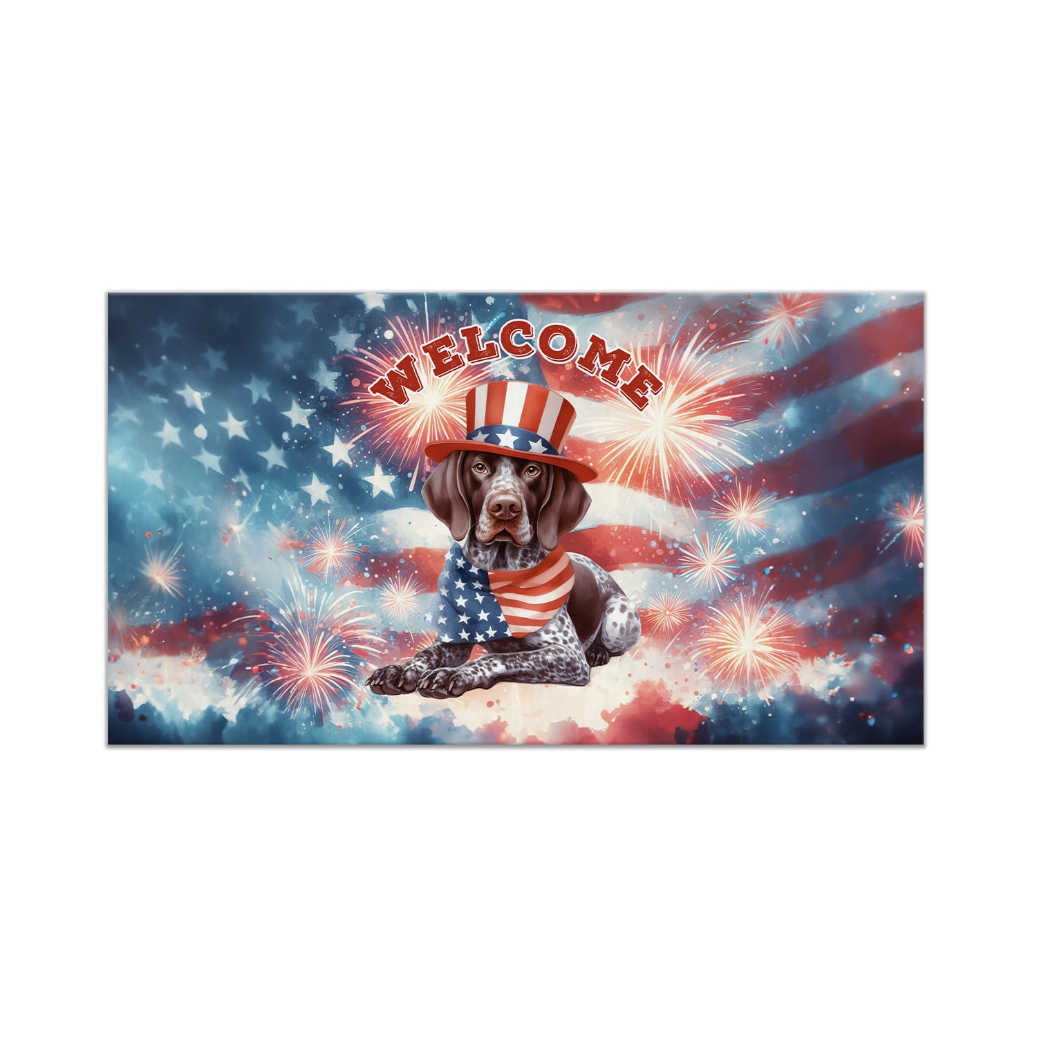 German Shorthaired Pointer Patriotic Welcome for 4Th of July ...